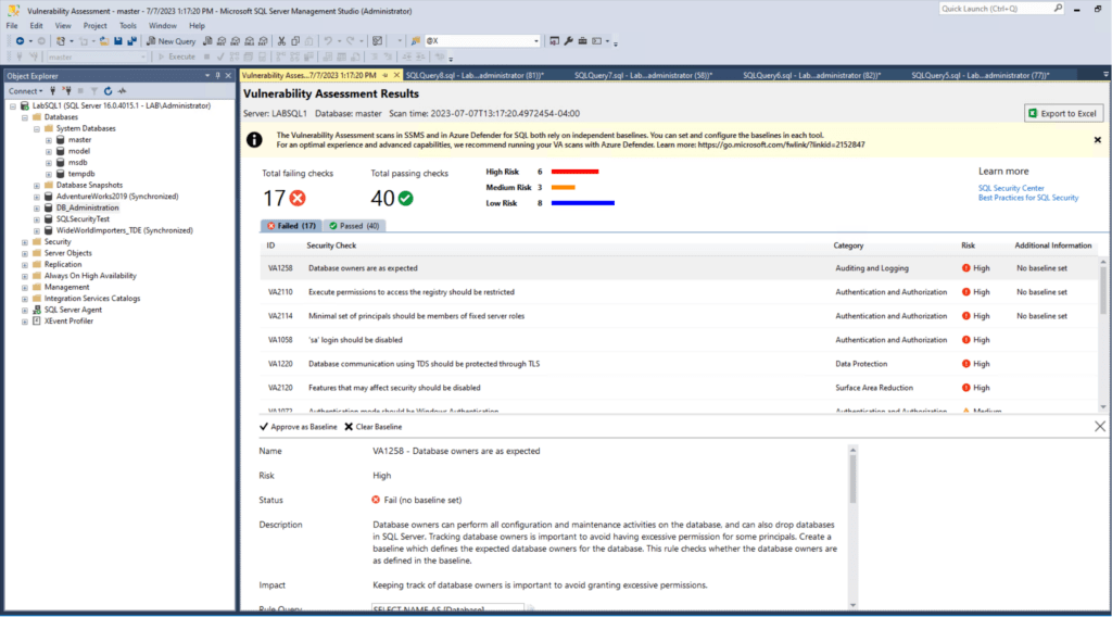 How Unsafe Is Your Sql Server Vulnerability Assessment And Access Audit Sql Server