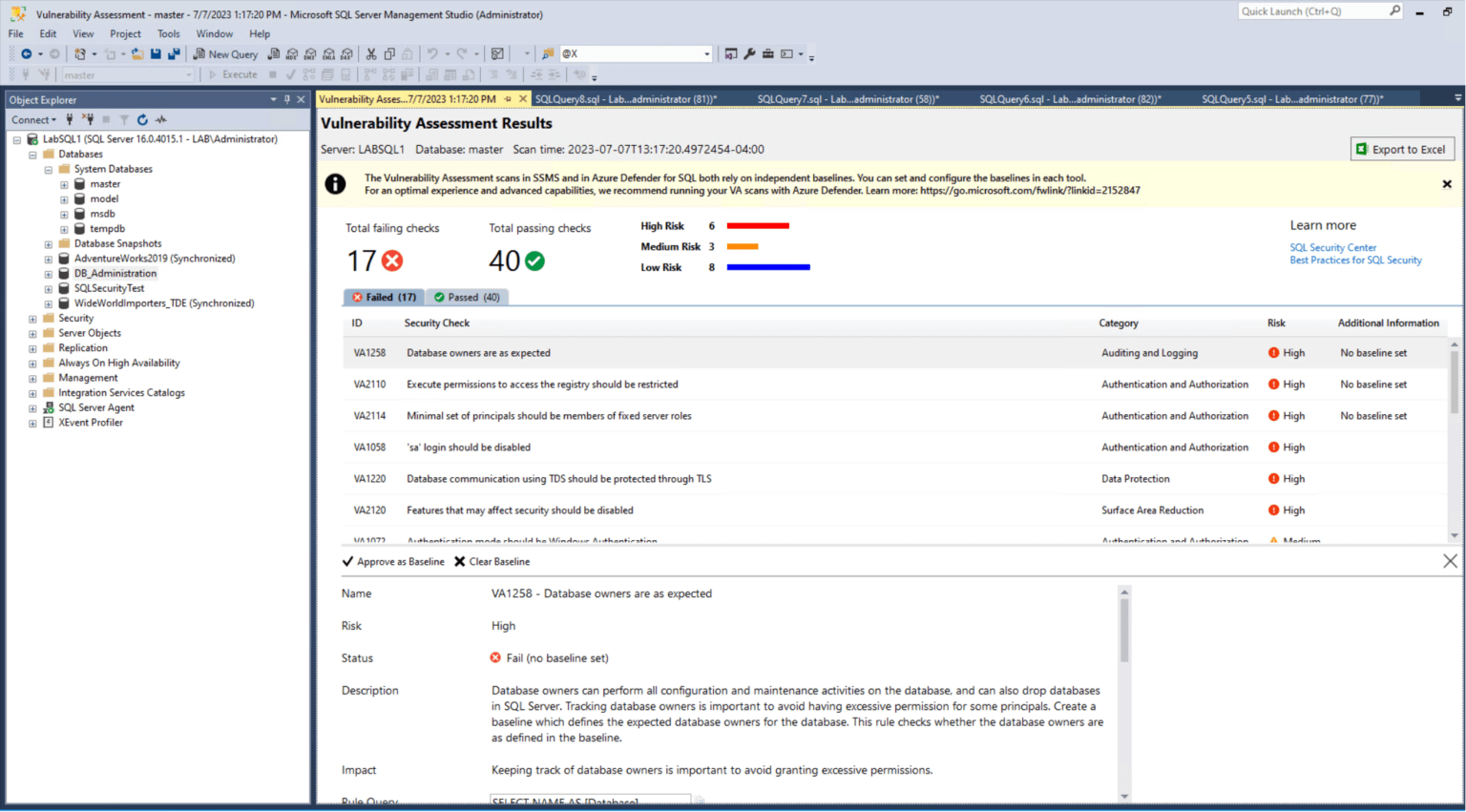 How UNsafe Is Your SQL Server? - Vulnerability Assessment and Access ...