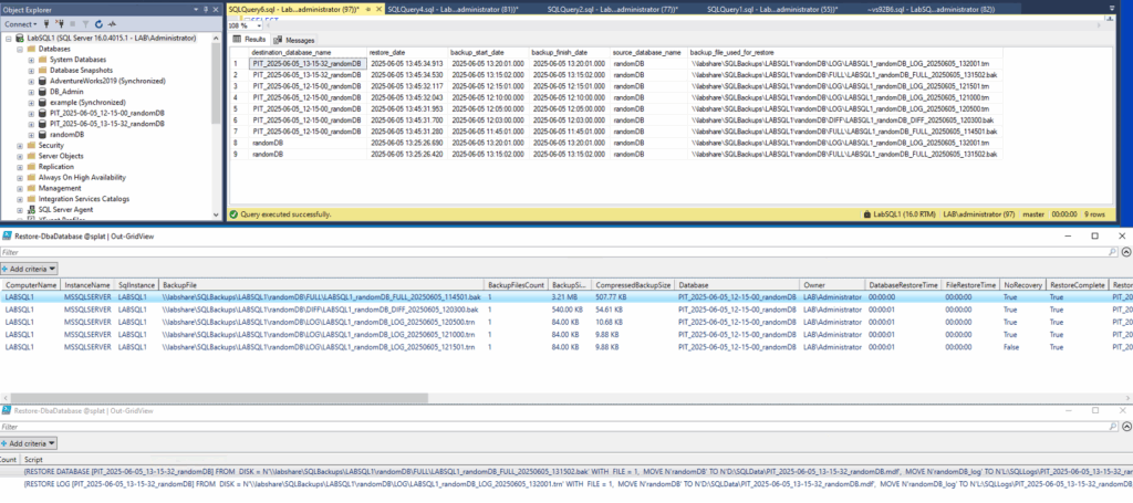 How To Restore A Sql Server Database Using Dbatools Restore Dbadatabase Sql Server Consulting