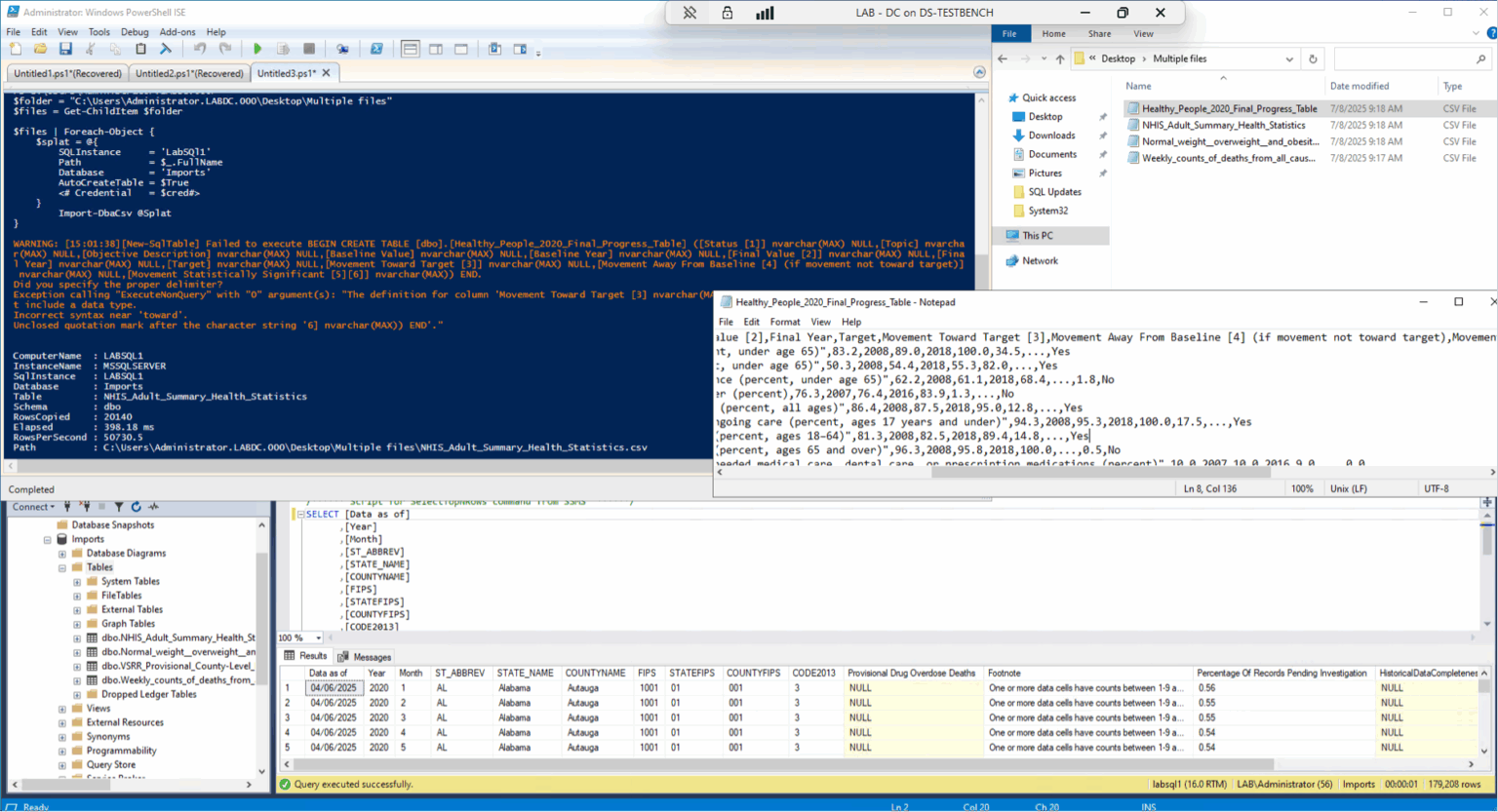 How To Quickly Load Csv Files Into Sql Server Using Import Dbacsv