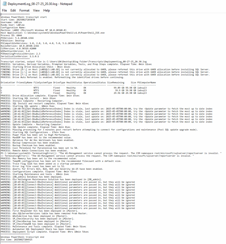 Deploy SQL Server With This One Script (dbatools) - SQL Server Consulting - Straight Path Solutions